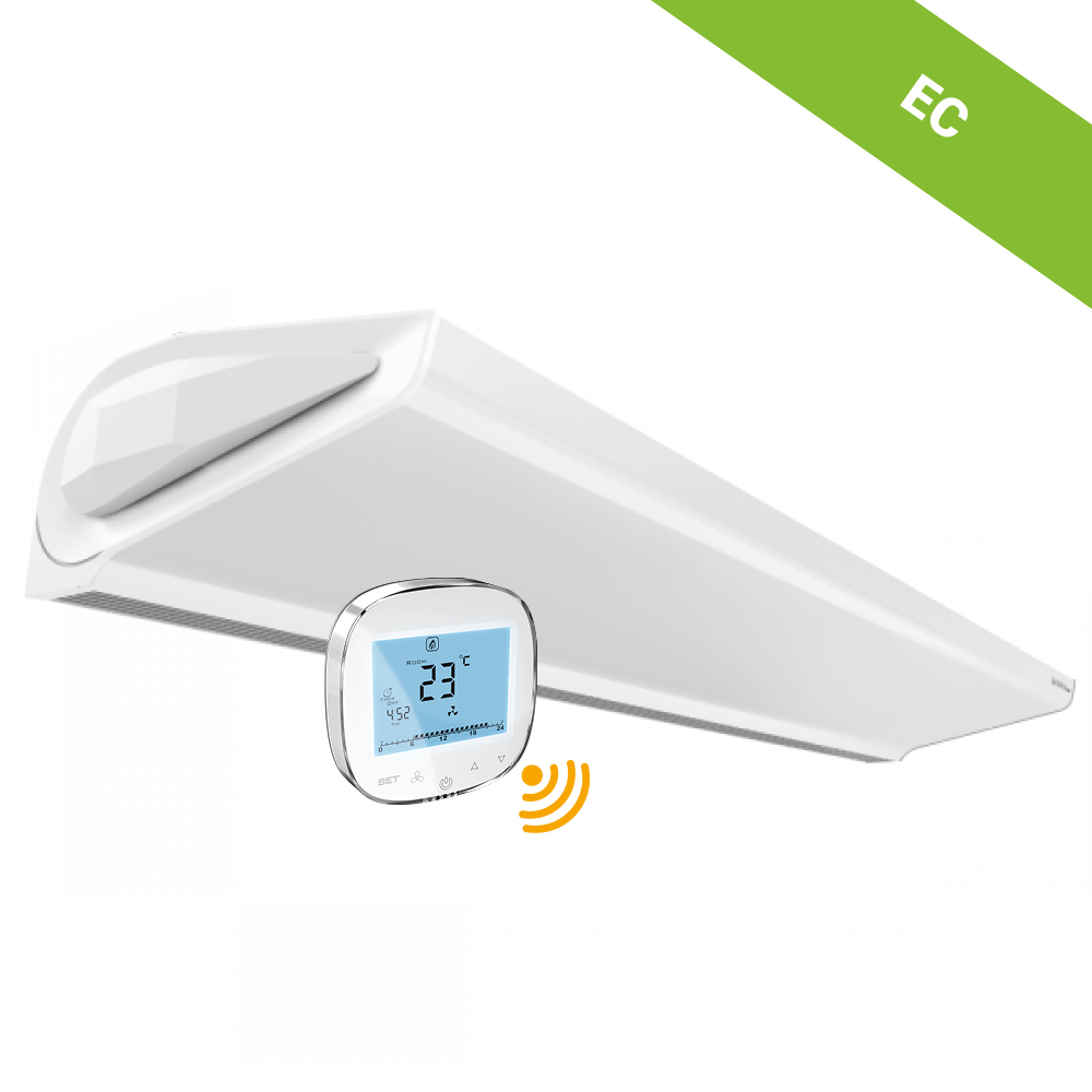 Air Curtain WING W150 EC with water heat exchanger + Controller ...